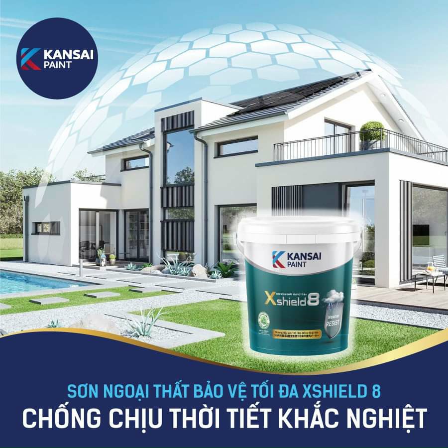 Sơn ngoại thất cao cấp Xshield 8 – Chống chịu thời tiết khắc nghiệt ...
